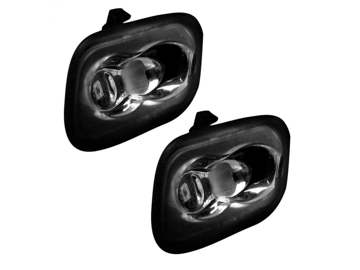 Recon Ultra High Power LED Mirror Puddle Lights Set Of Two White Color ...