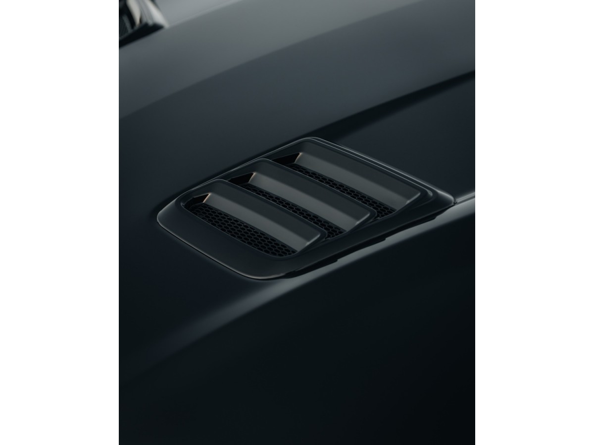 Roush Performance Mustang Hood Heat Extractors Gloss Black Kit Of Two ...