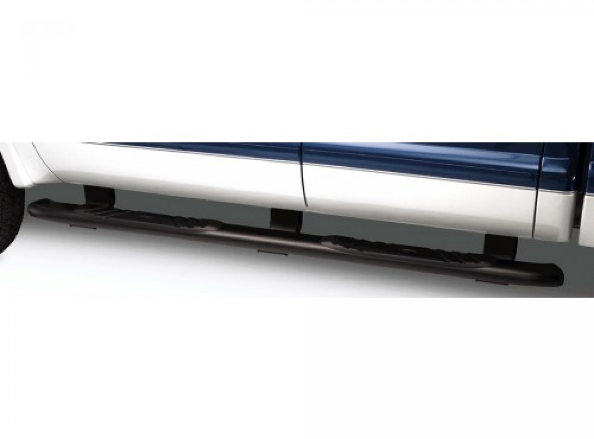 Ford Step Bars - 5" Black Crew Cab - BC3Z-16450-DB | Levittown Ford