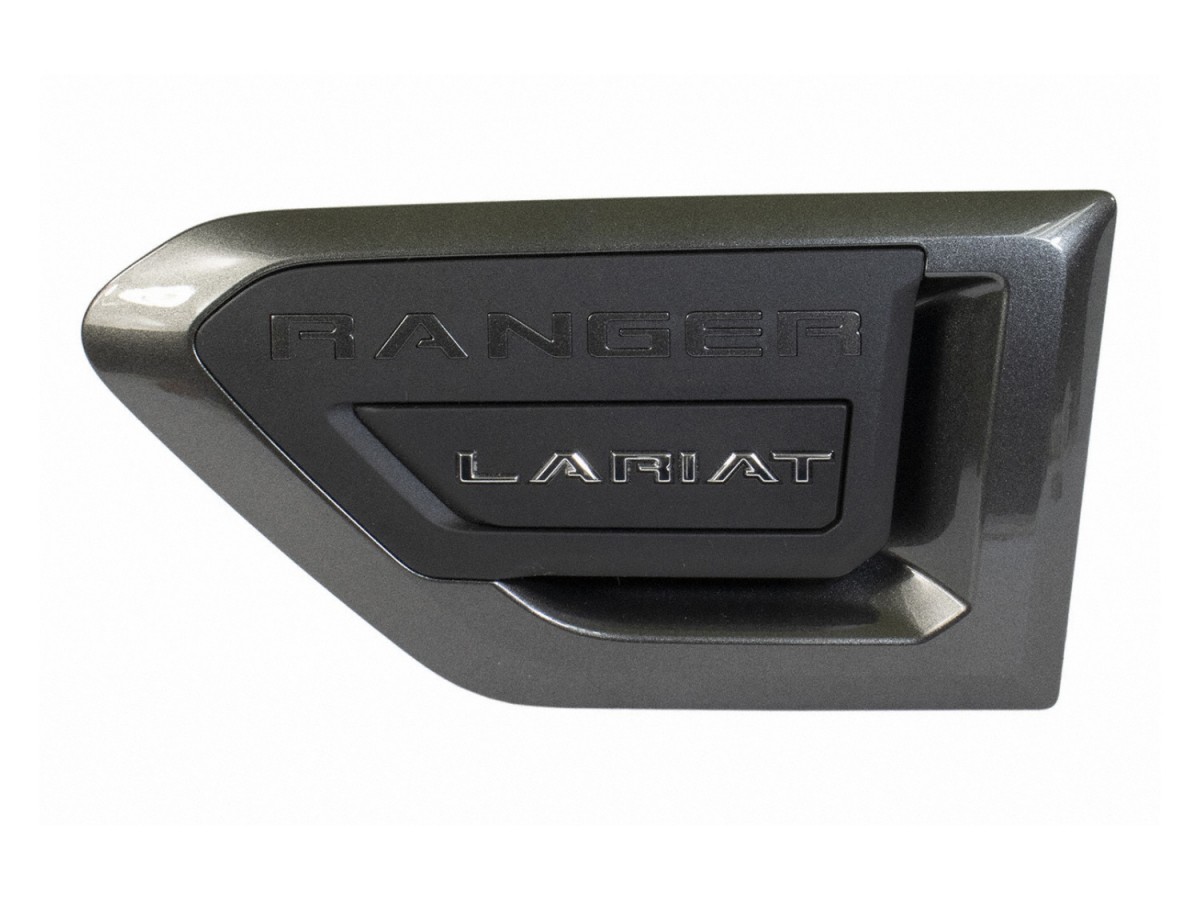 Ford Fender Vents - Magnetic Gray With Chrome Lariat - RANGERLRTVNT ...