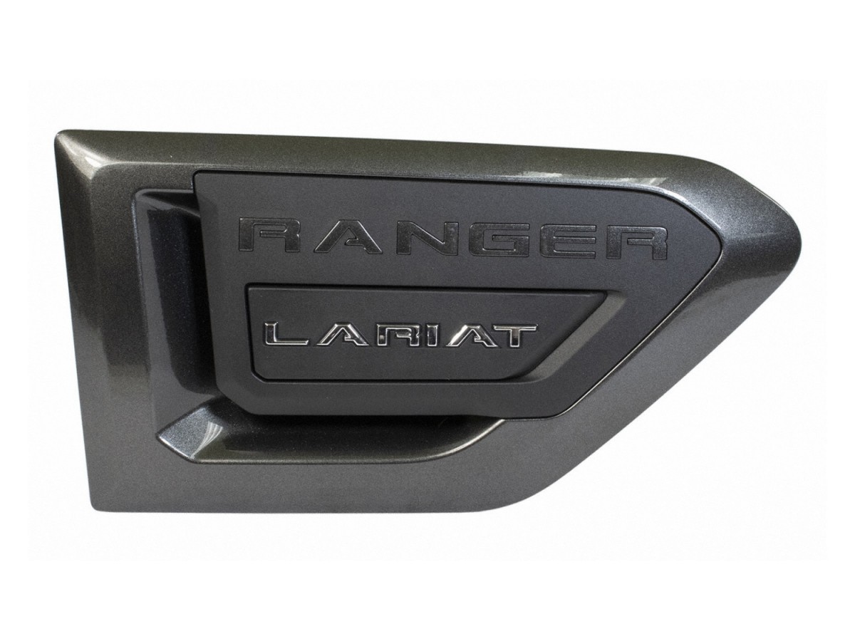 Ford Fender Vents - Magnetic Gray With Chrome Lariat - RANGERLRTVNT ...