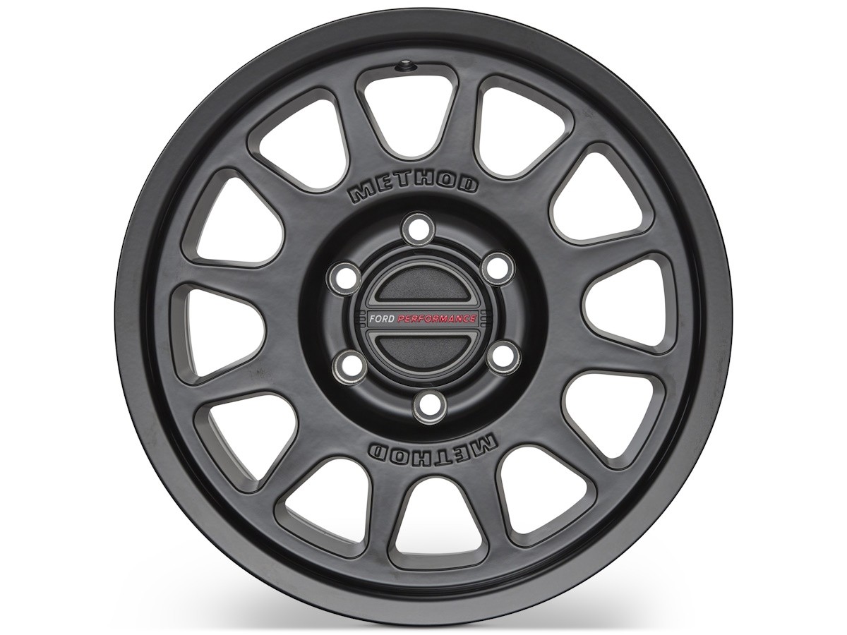 Ford Performance Set Of Five 17"x8.5" Matte Black Off Road Wheels 703 ...