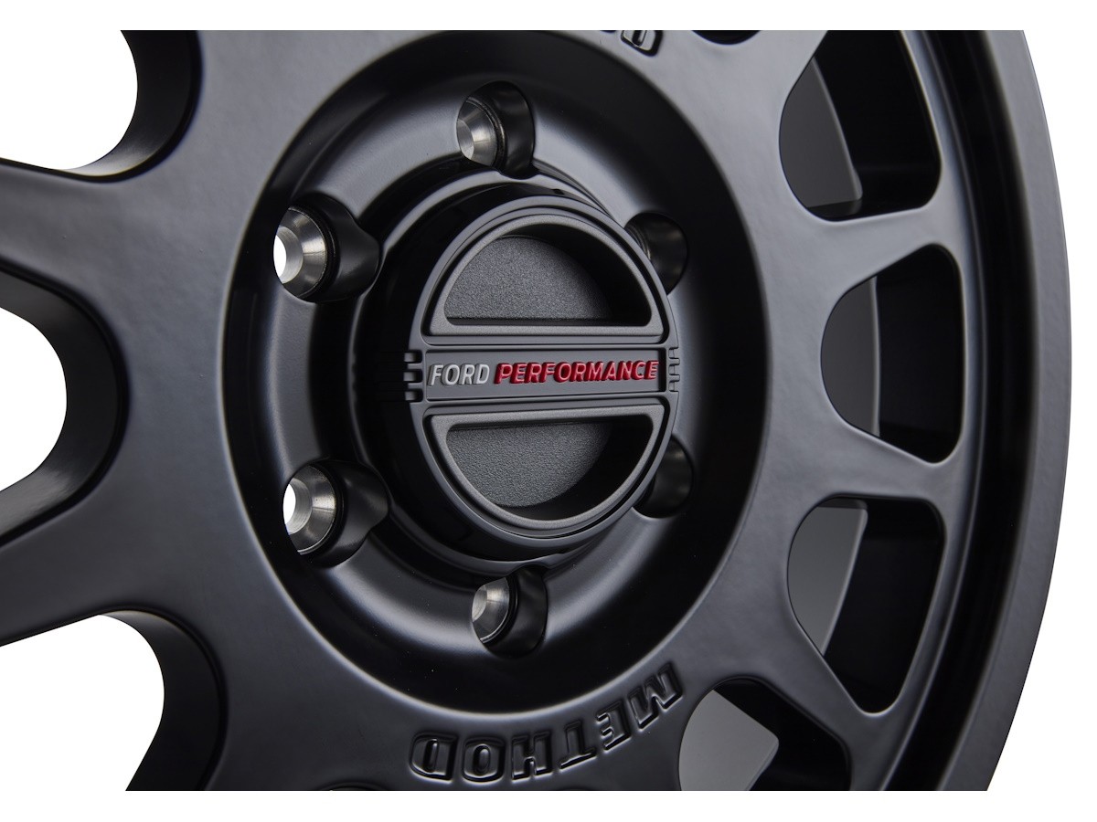 Ford Performance Set Of Five 17"x8.5" Matte Black Off Road Wheels 703 ...