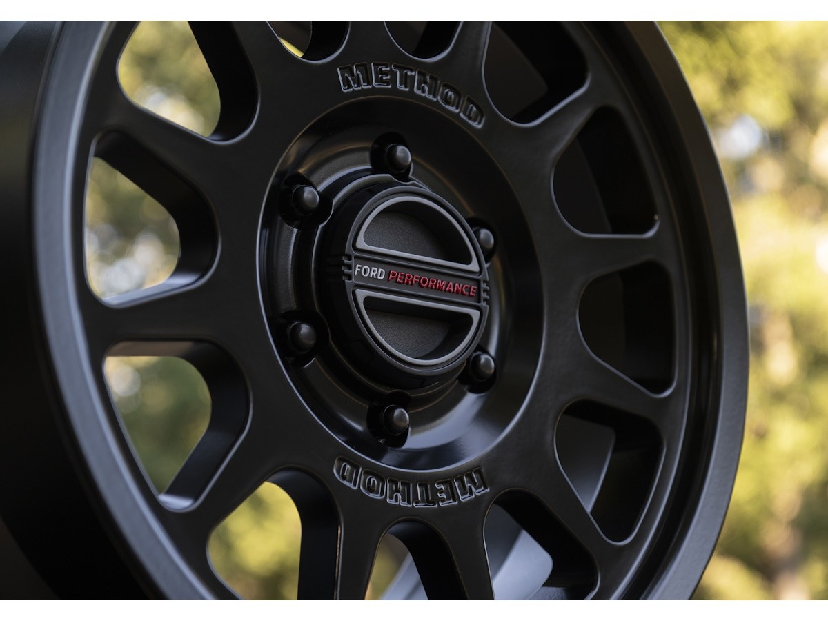 Ford Performance Set Of Five 17"x8.5" Matte Black Off Road Wheels 703 ...