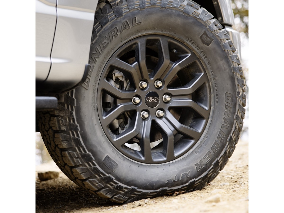 Ford Performance 18x7.5-Inch Matte Gray Wheels Kit Of Four With TPMS ...