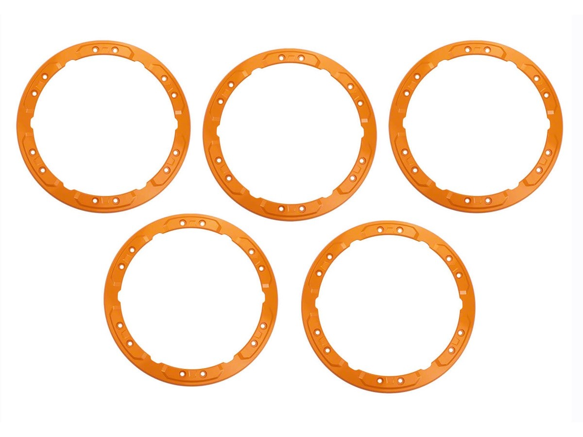 Ford Performance Orange Bead Lock Trim Ring Kit Of Five - M-1021K-BLO ...