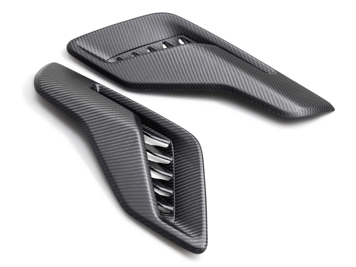 Ford Performance Carbon Fiber Fender Vents Kit Of Two With Matte Finish ...