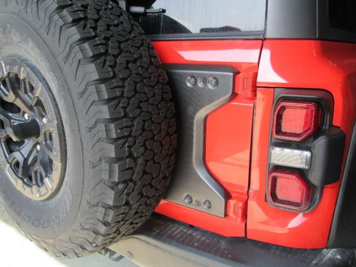 Ford Performance Carbon Fiber Tailgate Panel Trim Applique With Matte ...