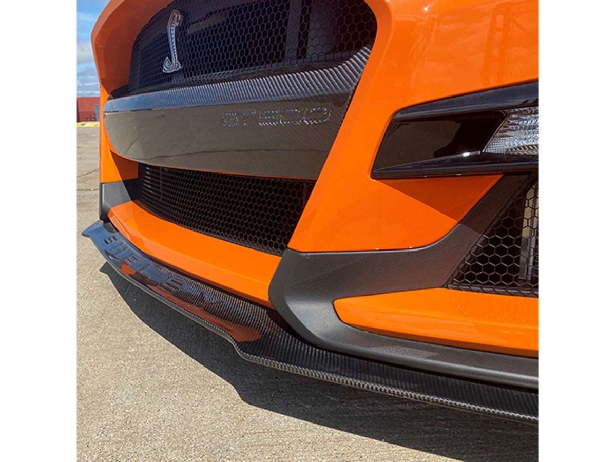 Ford Performance GT500 Carbon Fiber Front Splitter Kit - M-16601-MCF ...