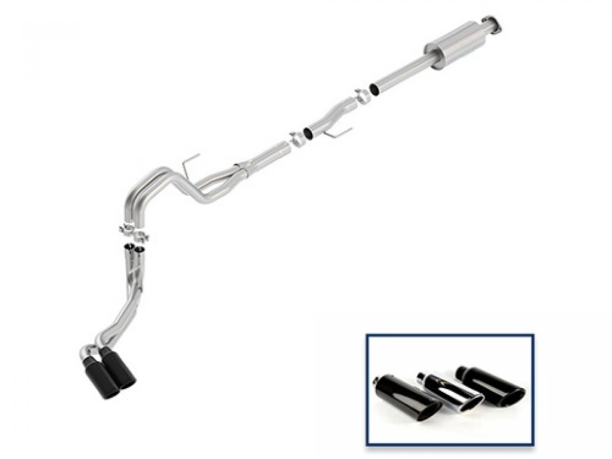 Ford Performance Exhaust System - 5.0L Extreme - Side Exit - Black ...