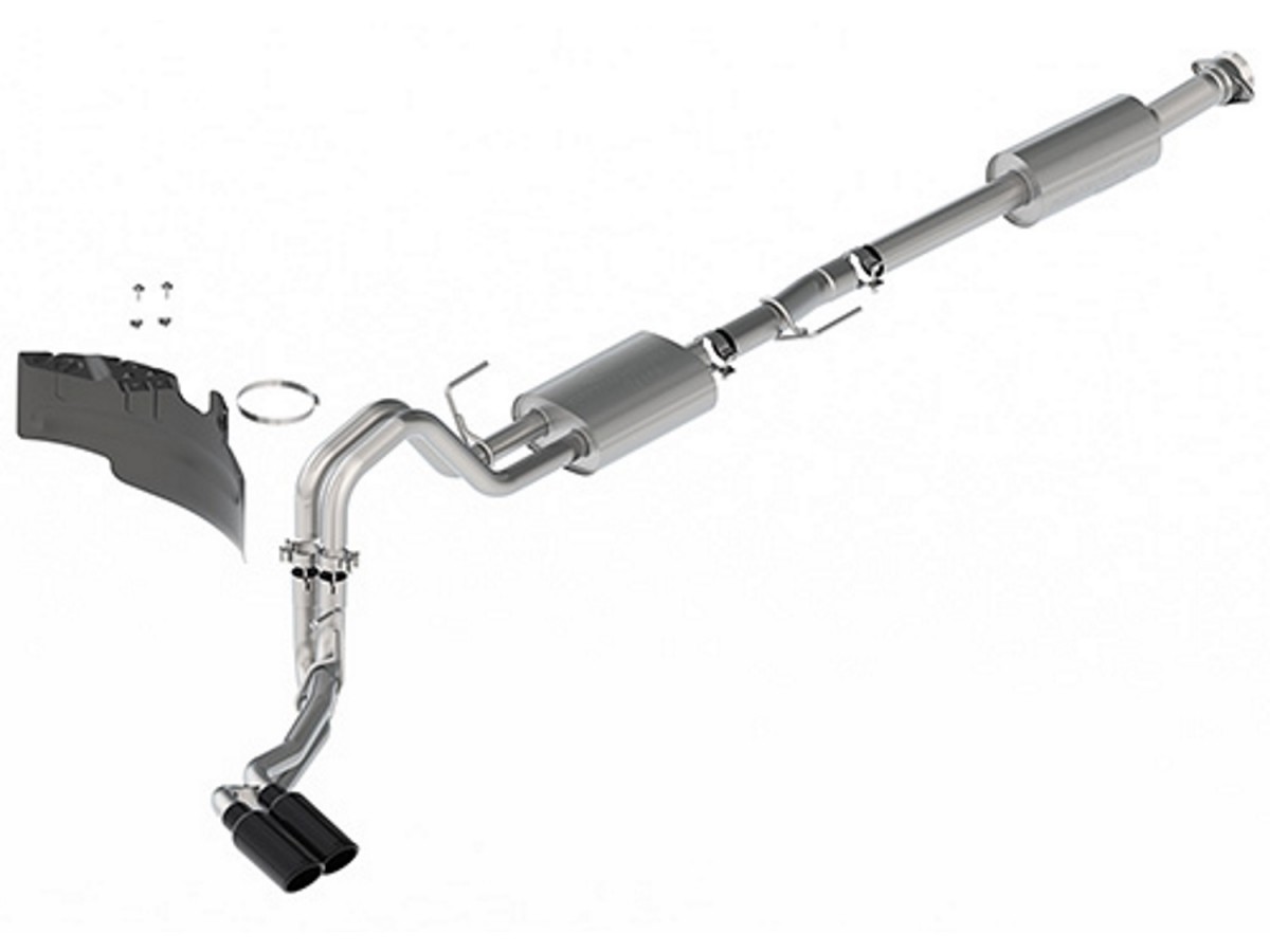 Ford Performance 2.7L 3.5L 5.0L Sport Exhaust With Black Chrome Tips ...