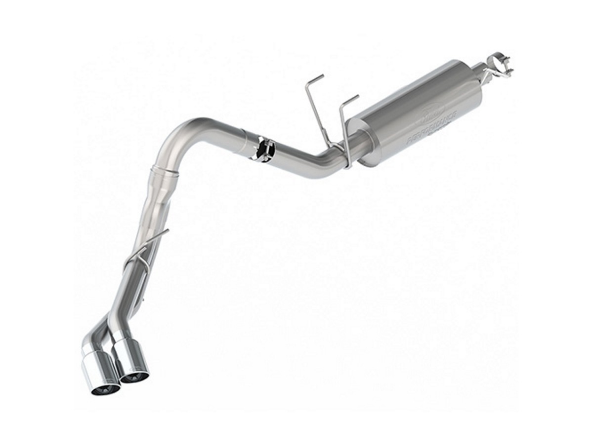 Ford Performance 7.3L Sport Exhaust Dual Side Exit With Chrome Tips - M ...