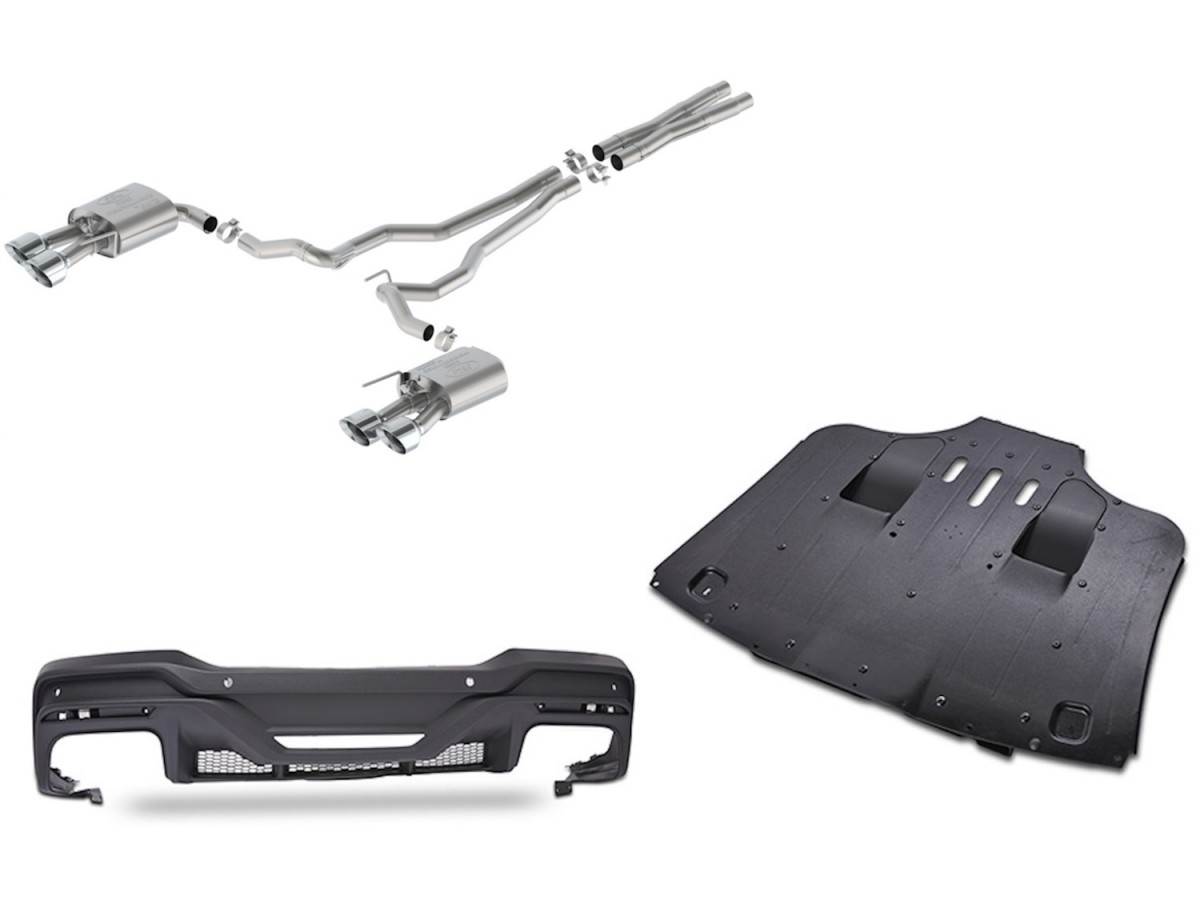 Ford Performance Borla 5.0L Sport Active Exhaust System With Dark Horse ...