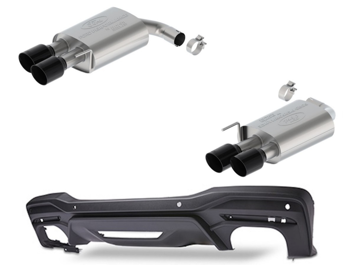 Ford Performance Borla 2.3L Sport Non-Active Axle-Back Exhaust System ...