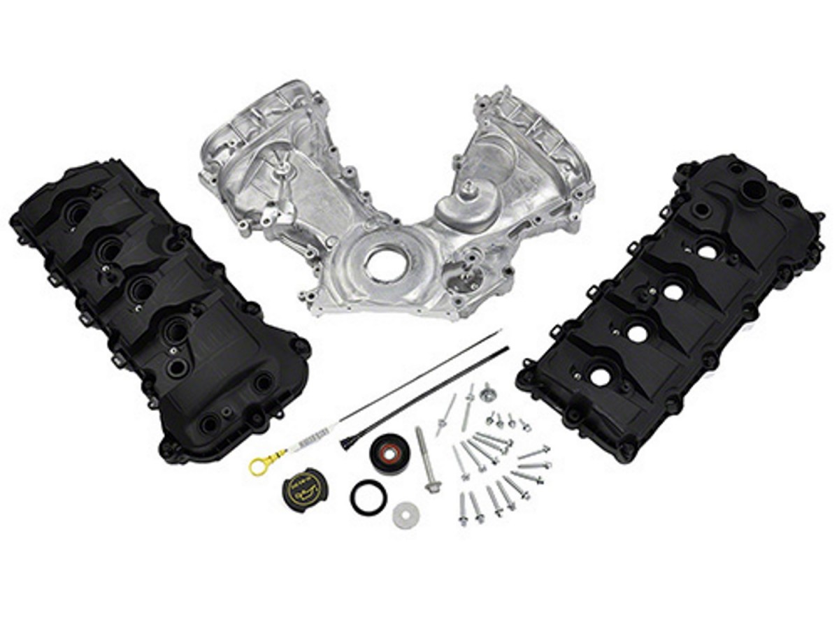 Ford Racing 5.0L Coyote Front & Cam Cover Kit - M-6580-M50 | Levittown Ford
