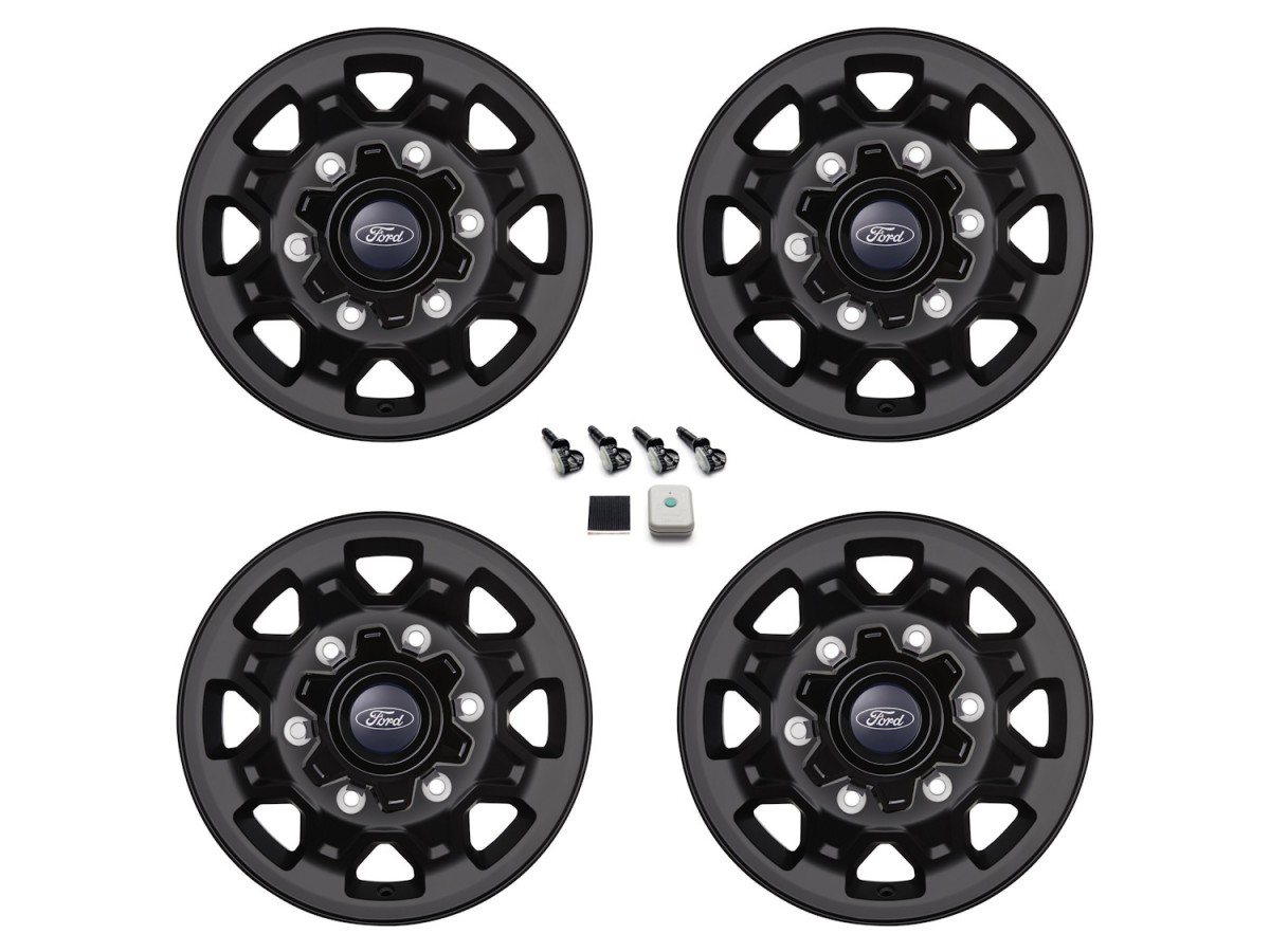 Ford Performance Matte Black 16 Inch Wheels Kit Of Four With TPMS ...