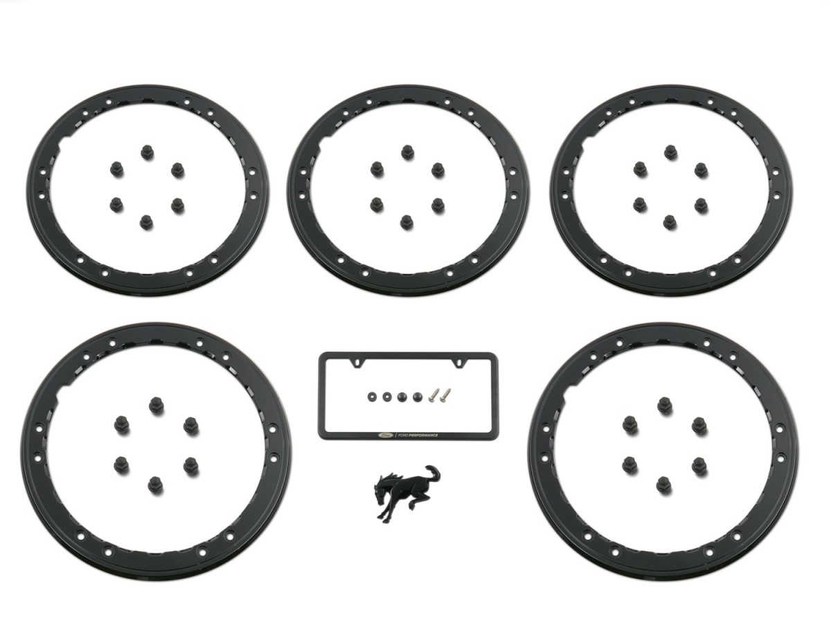 Ford Performance Blackout Kit With Black Trim Rings For Beadlock ...