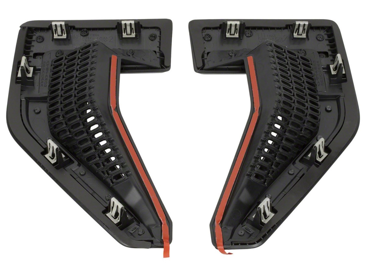 Ford Performance Gloss Black Fender Vents Kit Of Two For Left And Right ...