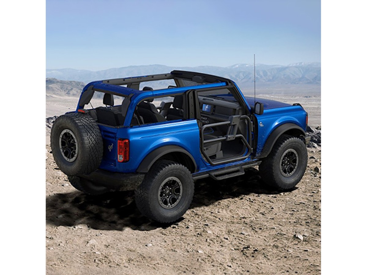 Ford Performance Off Road Hoop Steps For 2 Door Textured Matte Black ...