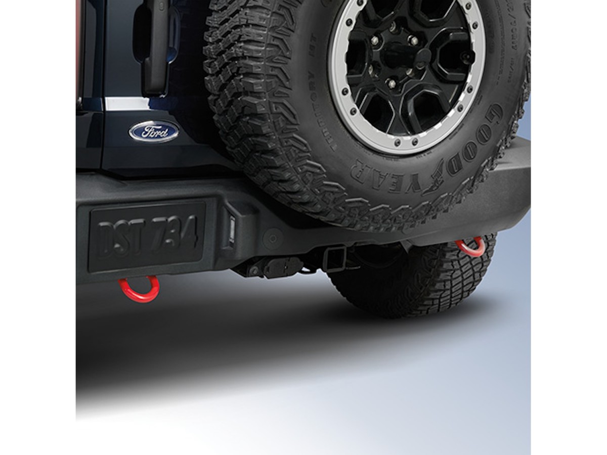 Ford Performance Rear Red Tow Hooks Pair Of Two - M-18954-BTHR ...