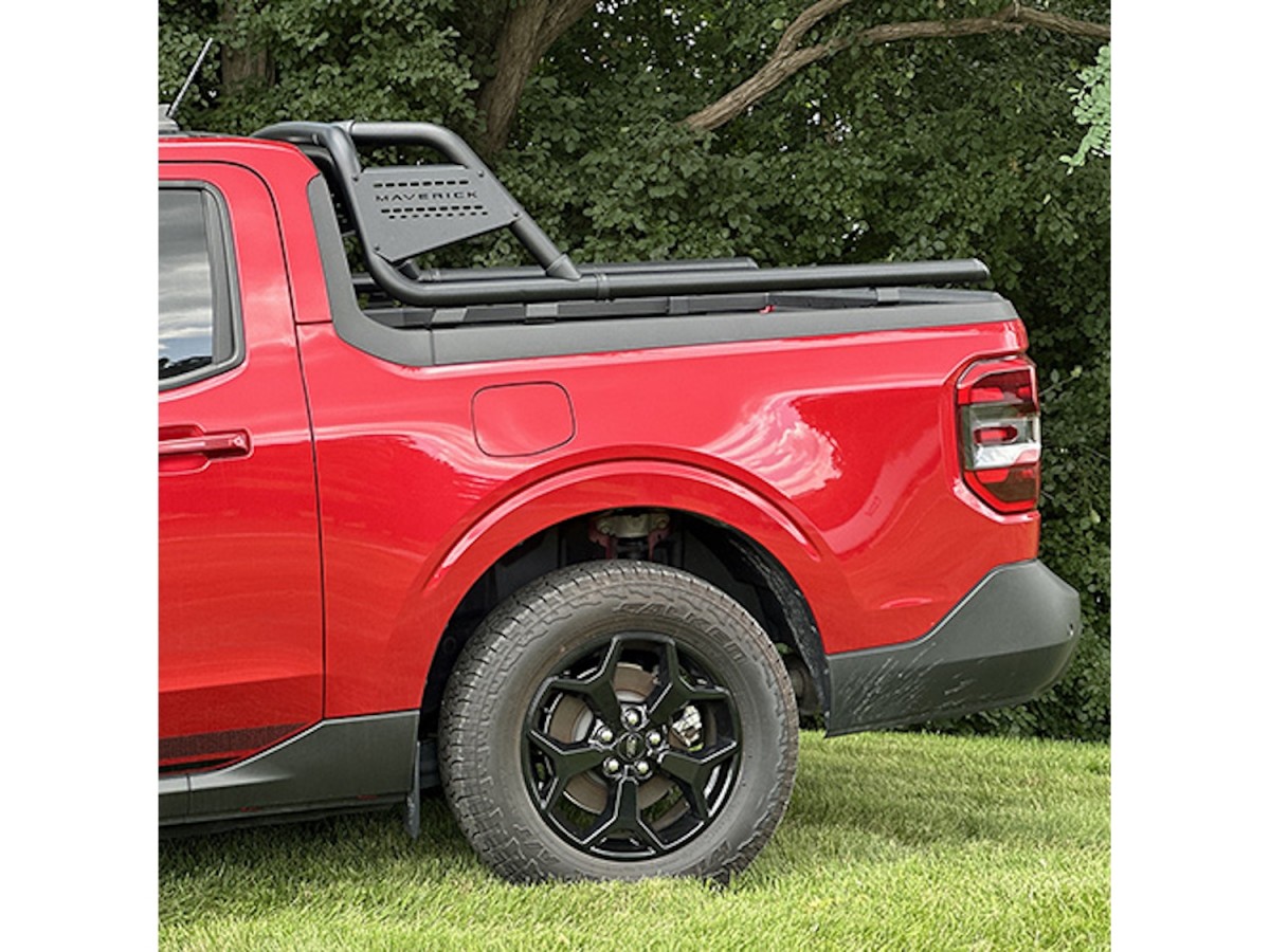 Ford Performance Off Road Chase Rack Black Steel With Maverick Logo On ...