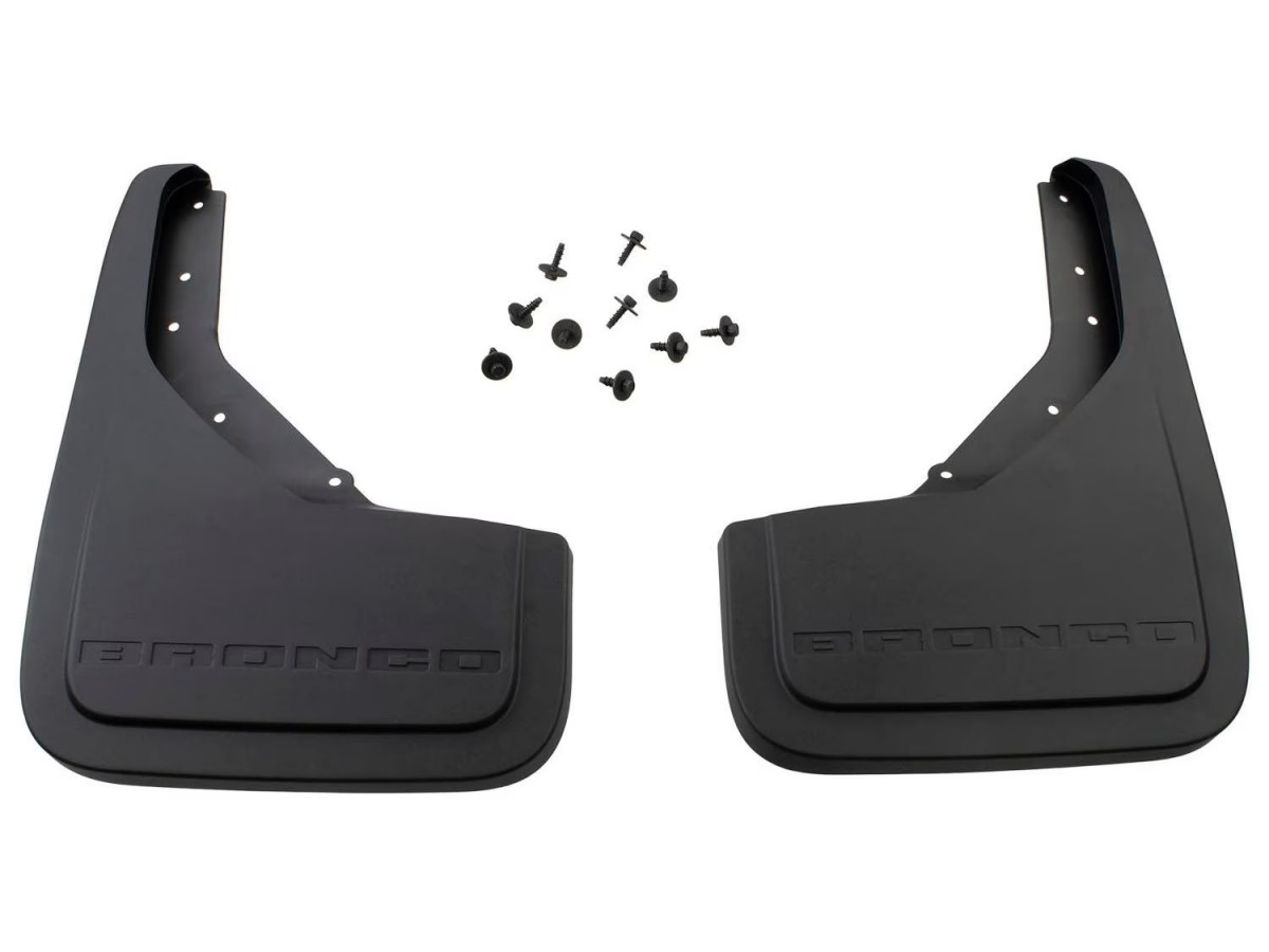 Ford Splash Guards Rear Set Molded Black - M2DZ-16A550-BB | Levittown Ford