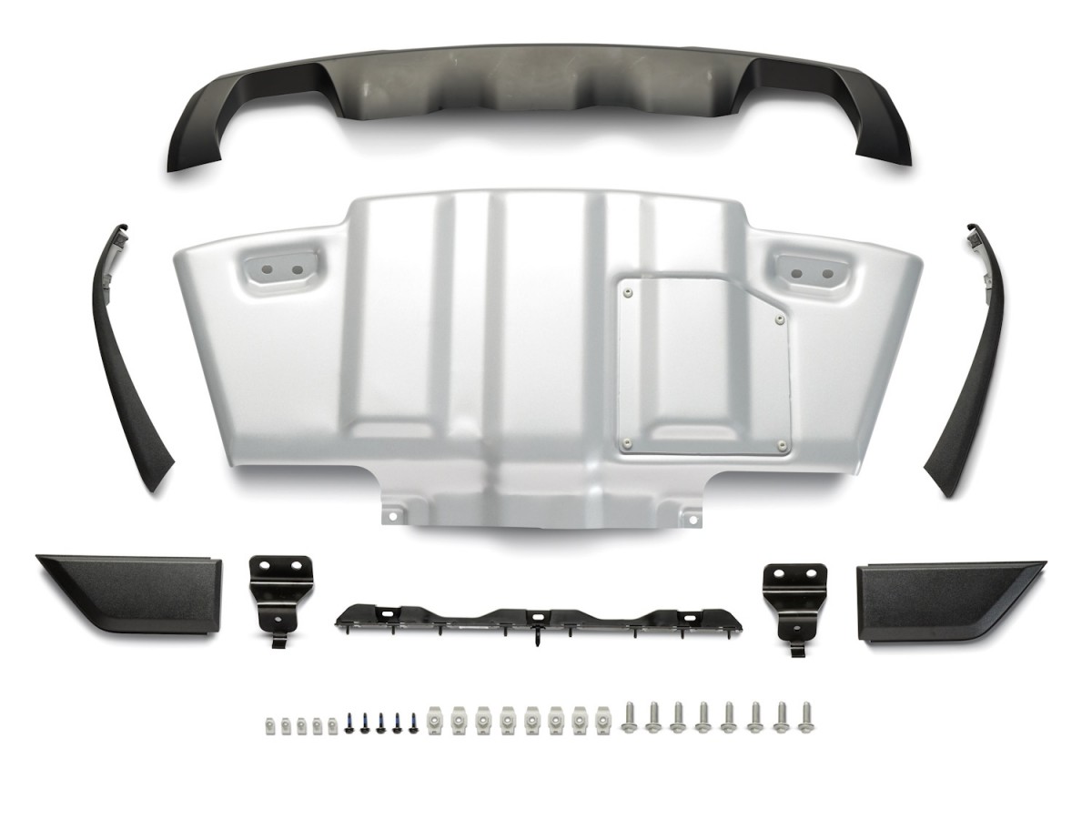 Ford Performance Front Tremor Steel Off Road Skid Plate Silver - M-5018 ...