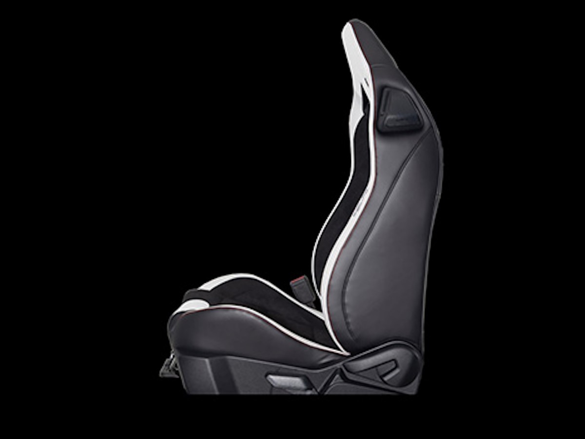 Ford Performance Recaro Front Seat Set Black Suede With Dove Gray And ...