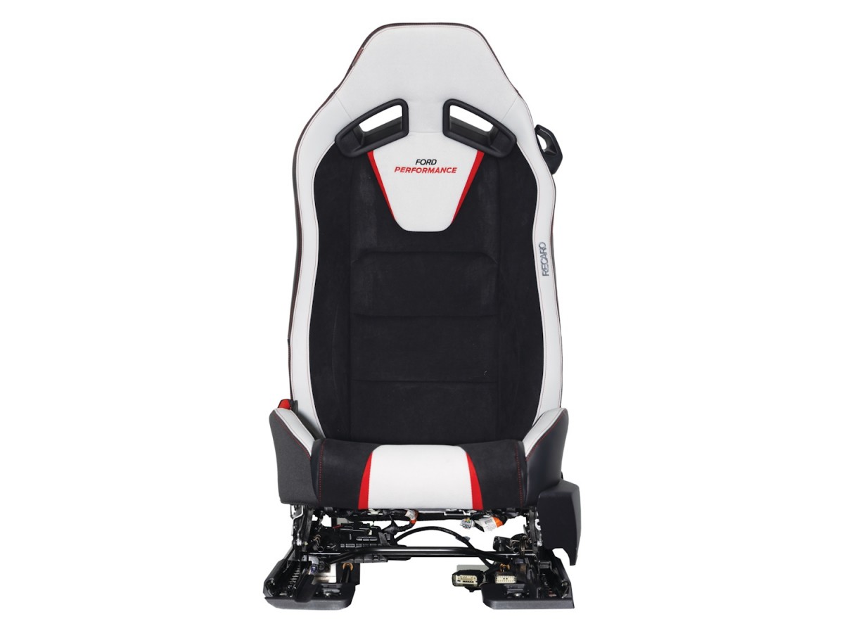 Ford Performance Recaro Front Seat Set Black Suede With Dove Gray And ...
