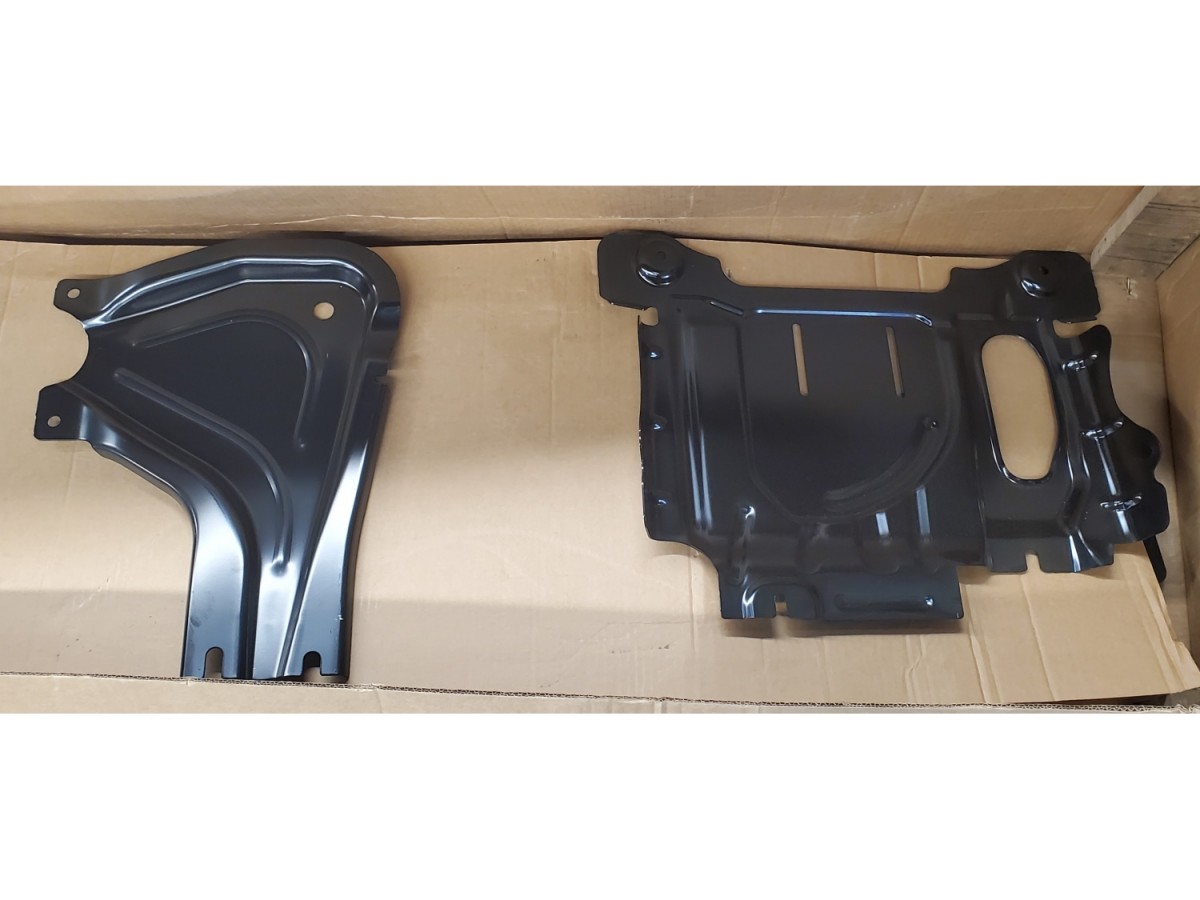 Ford Skid Plate 4 Piece Kit For 4 Door With Modular Front Bumper - MB3Z ...