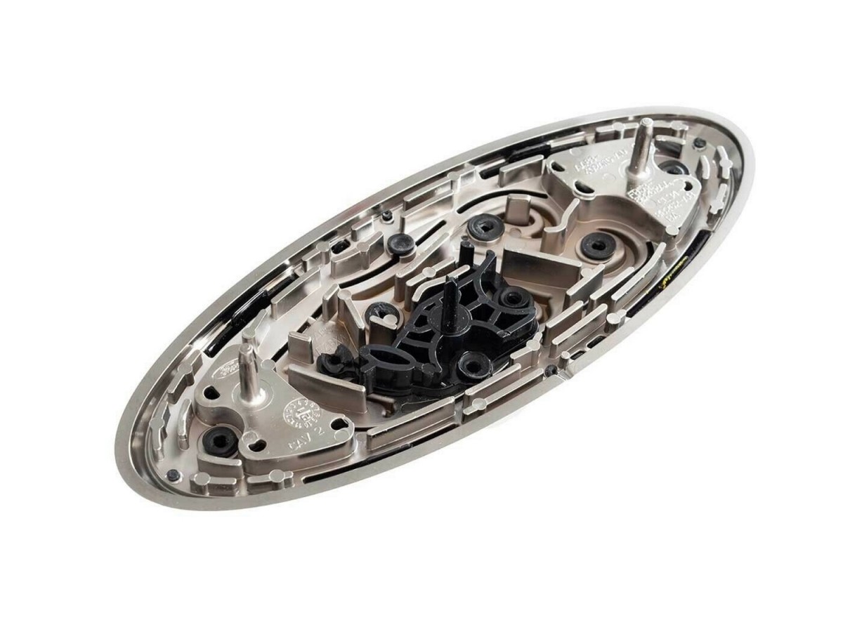 Ford Blacked Out Front Grille And Tailgate Emblems Black Smoke Chrome ...