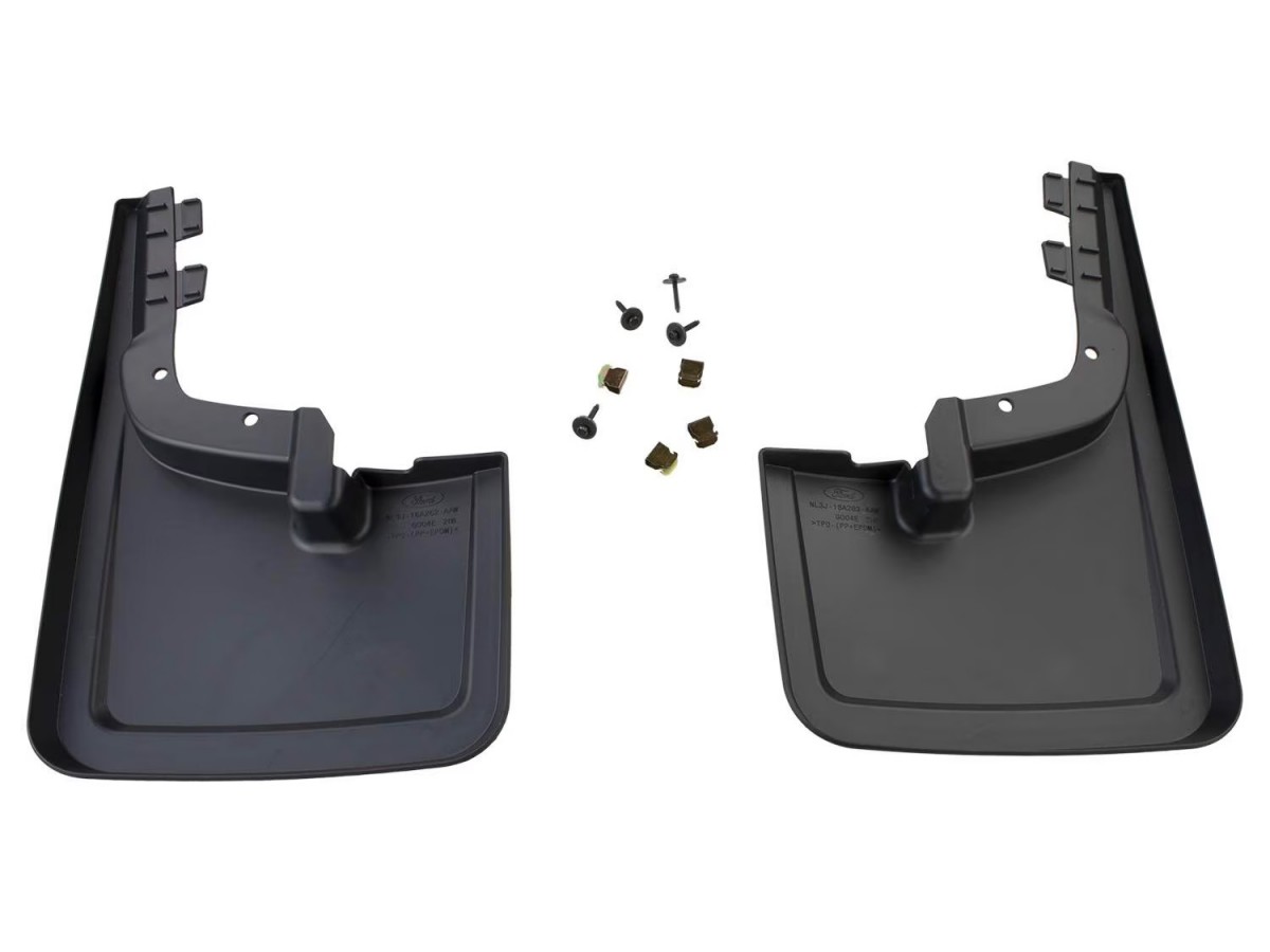 Ford Molded Carbon Black Splash Guards Front Pair For Lightning - NL3Z ...