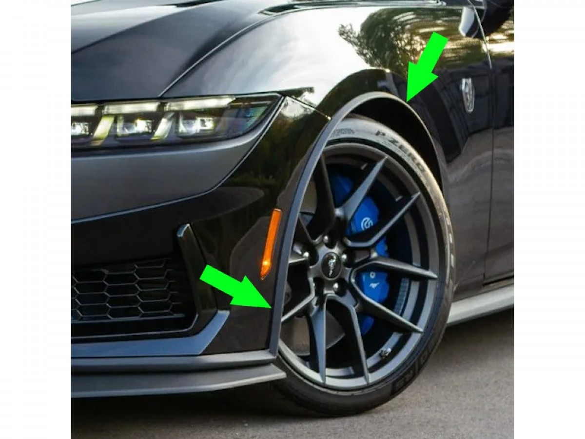 Ford Front Wheel Arch Moldings Kit Of Two For Left And Right ...