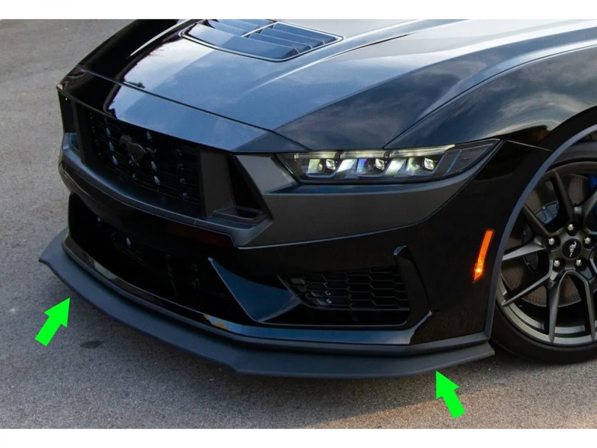 Ford Front Black Splitter From Dark Horse Handling Package HP - PR3Z ...