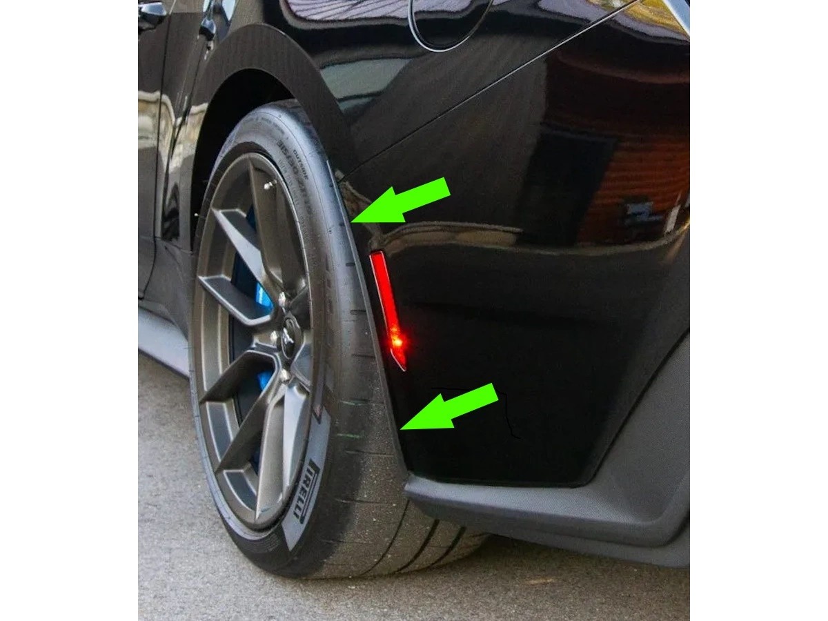 Ford Rear Splash Guards Kit Of Two For Left And Right - DARKHORSEHPSG ...