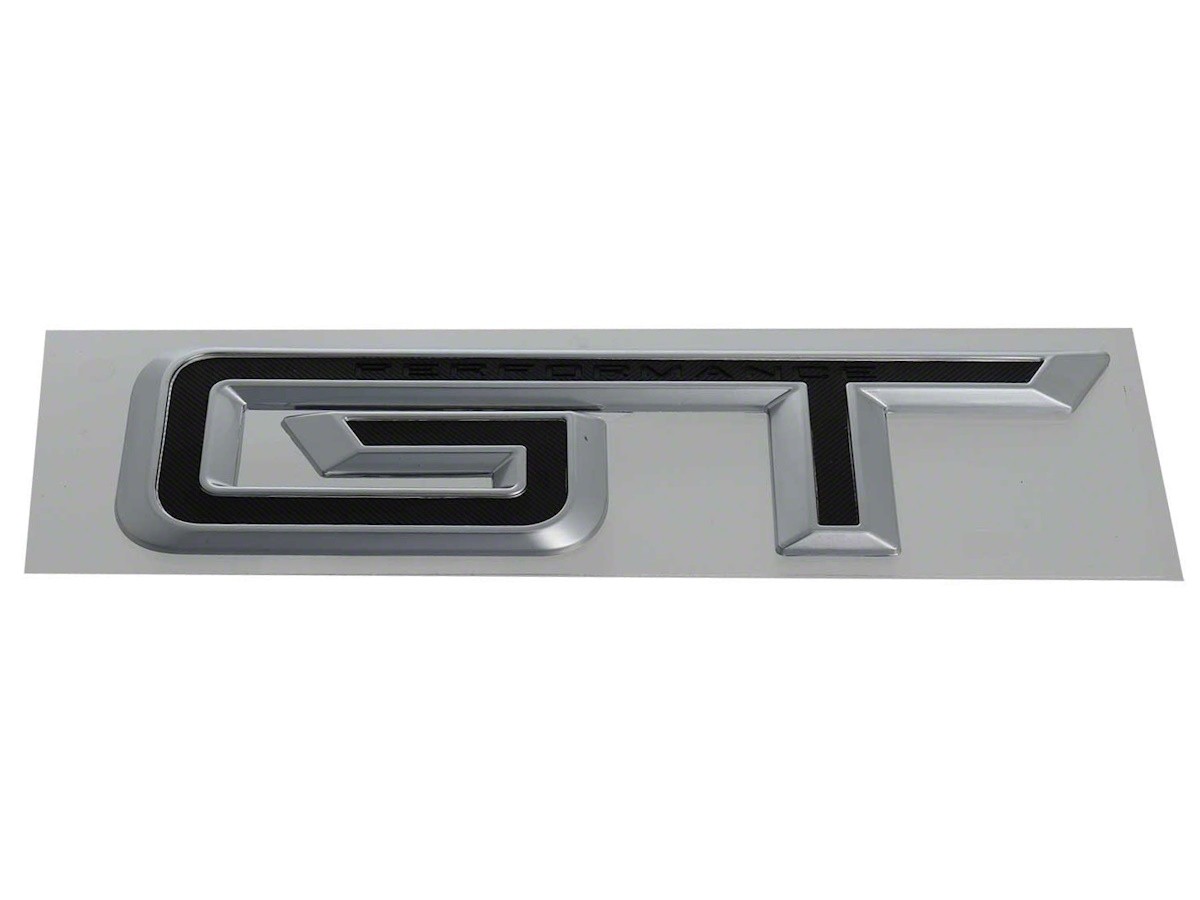 Genuine Ford Chrome & Black GT Rear Deck Lid Emblem With Performance ...