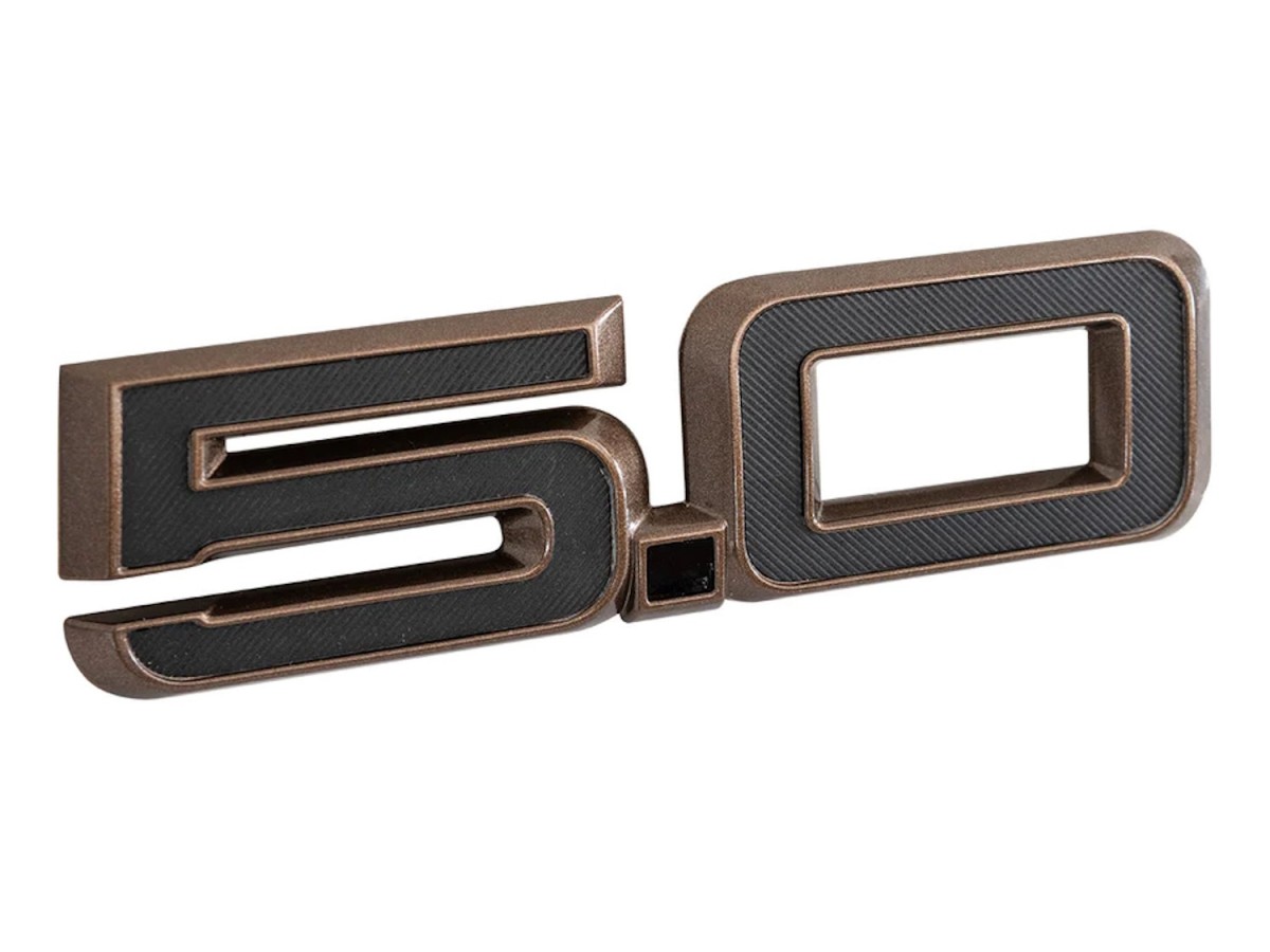 Ford Sinister Bronze 5.0 Fender Emblem 5.5" From Bronze Appearance ...