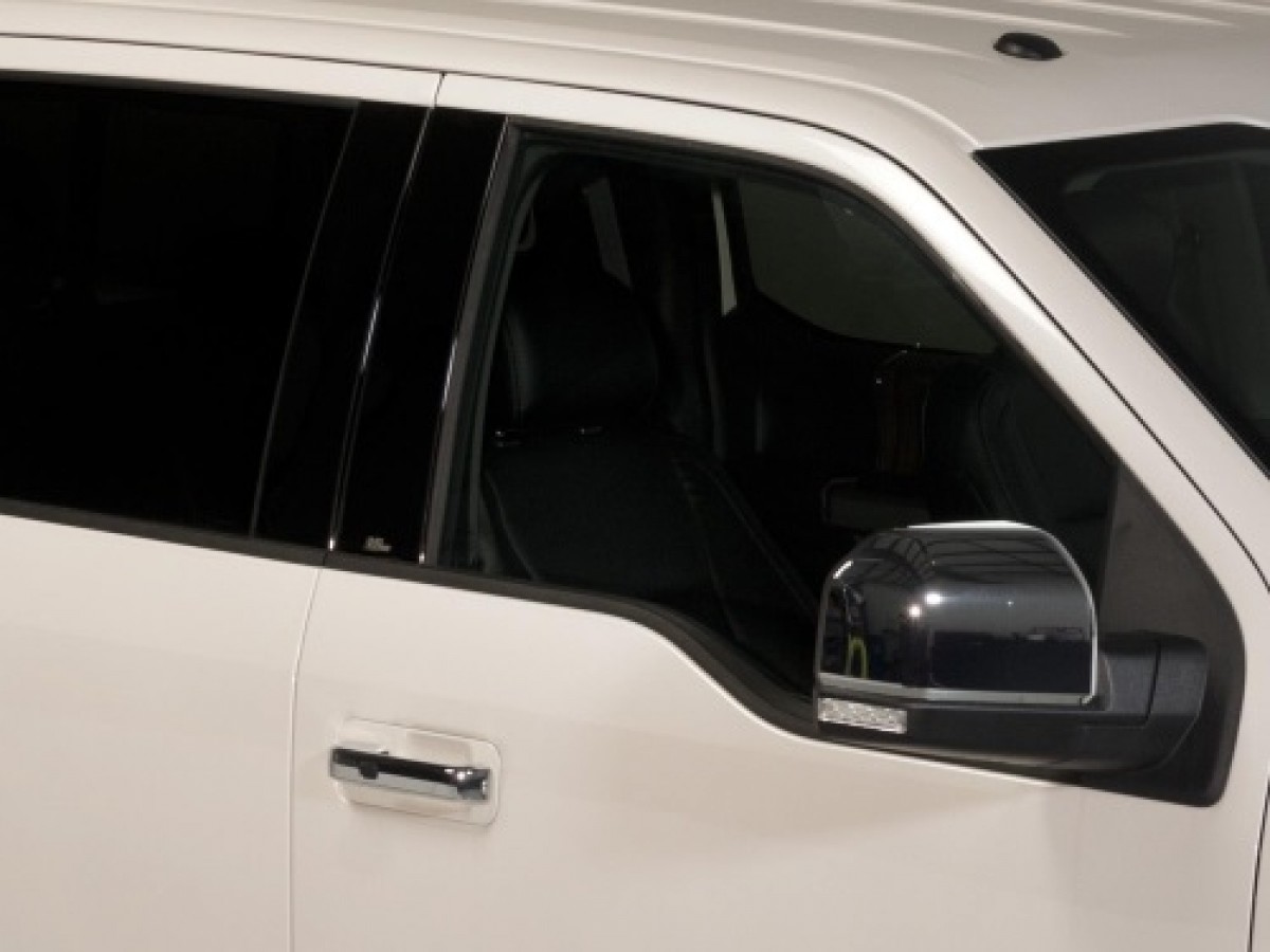 Ford B-Pillar Trim - Black Platinum Stainless Steel - Super Cab ...