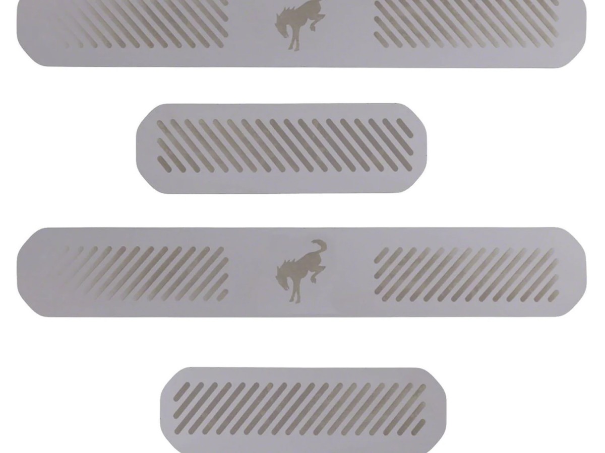Ford Door Sill Plates 4 Door Stainless Steel Kit Of Four - VM2DZ ...
