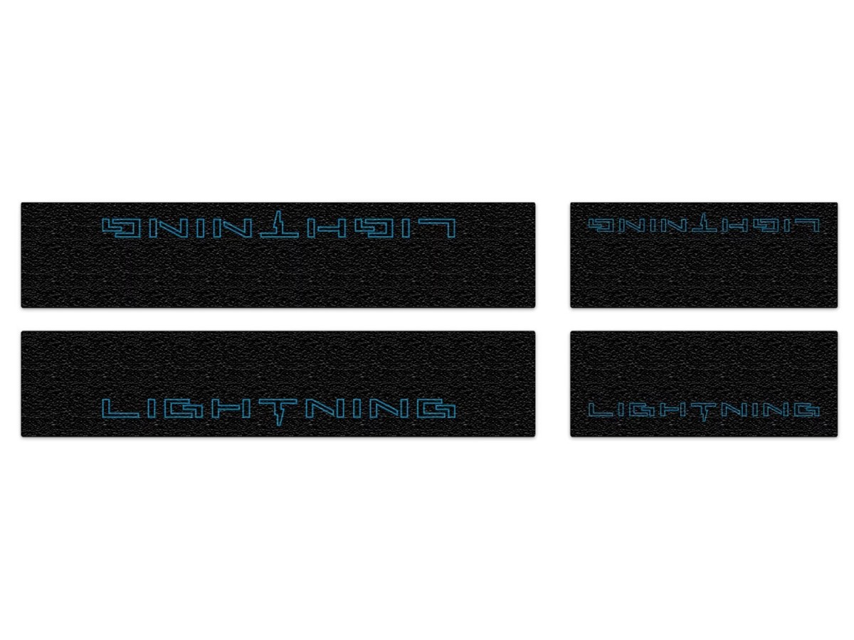 Ford Door Sill Protection Overlays Kit Of Four By Tufskinz Black ...