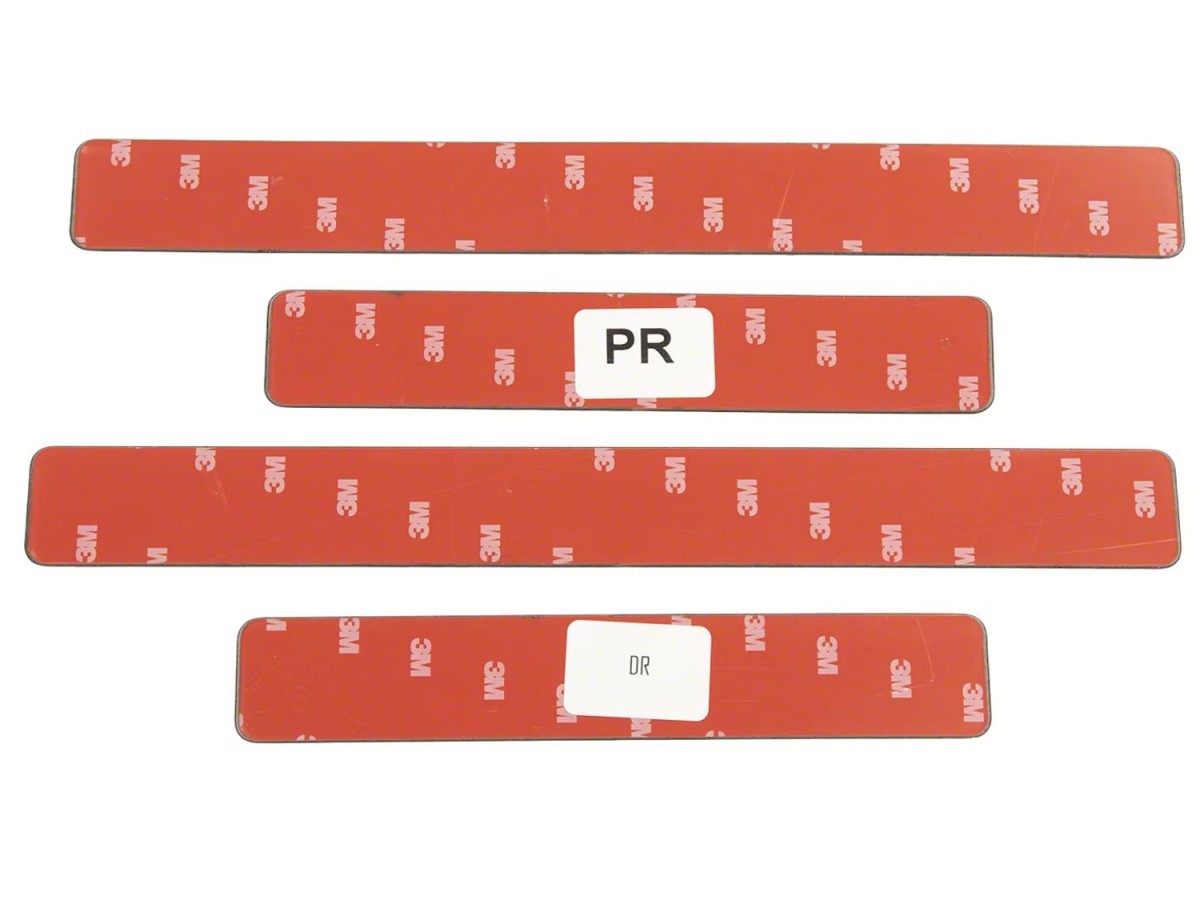 Ford Door Sill Plates Black Platinum Set Of Four - VNZ6Z-99132A08-A ...