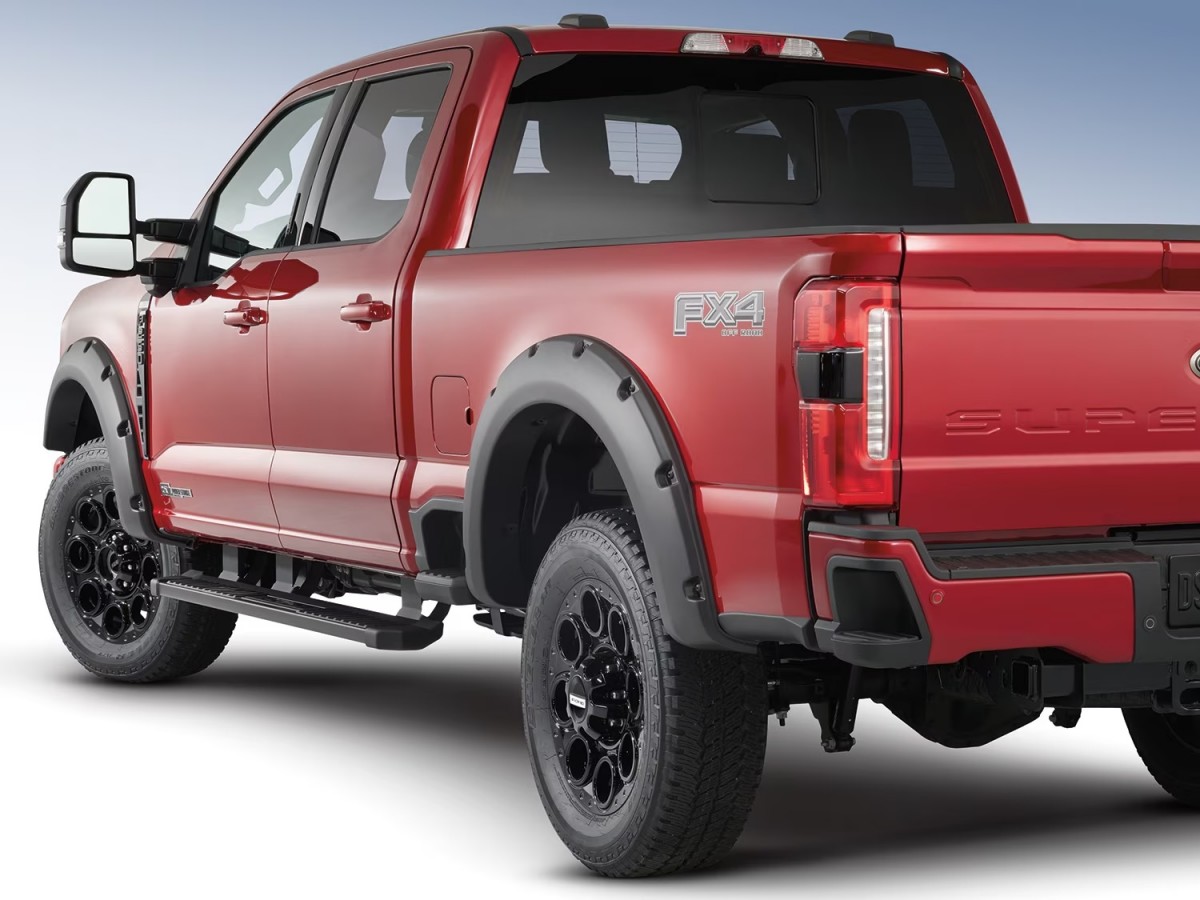Ford Pocket Style Textured Matte Black Fender Flares Preassembled Kit ...