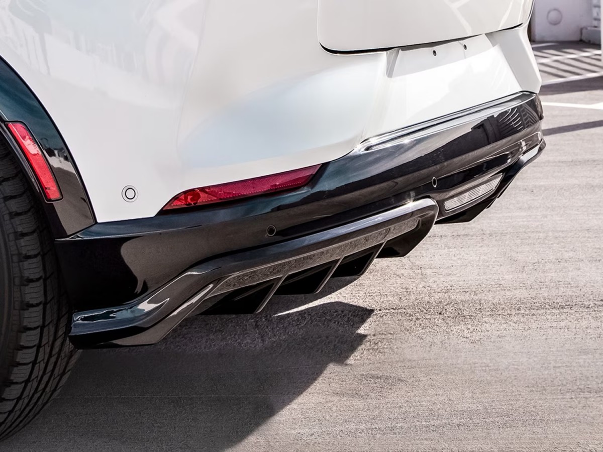 Ford Gloss Shadow Black Rear Bumper Diffusers Kit Of Two For Left And ...