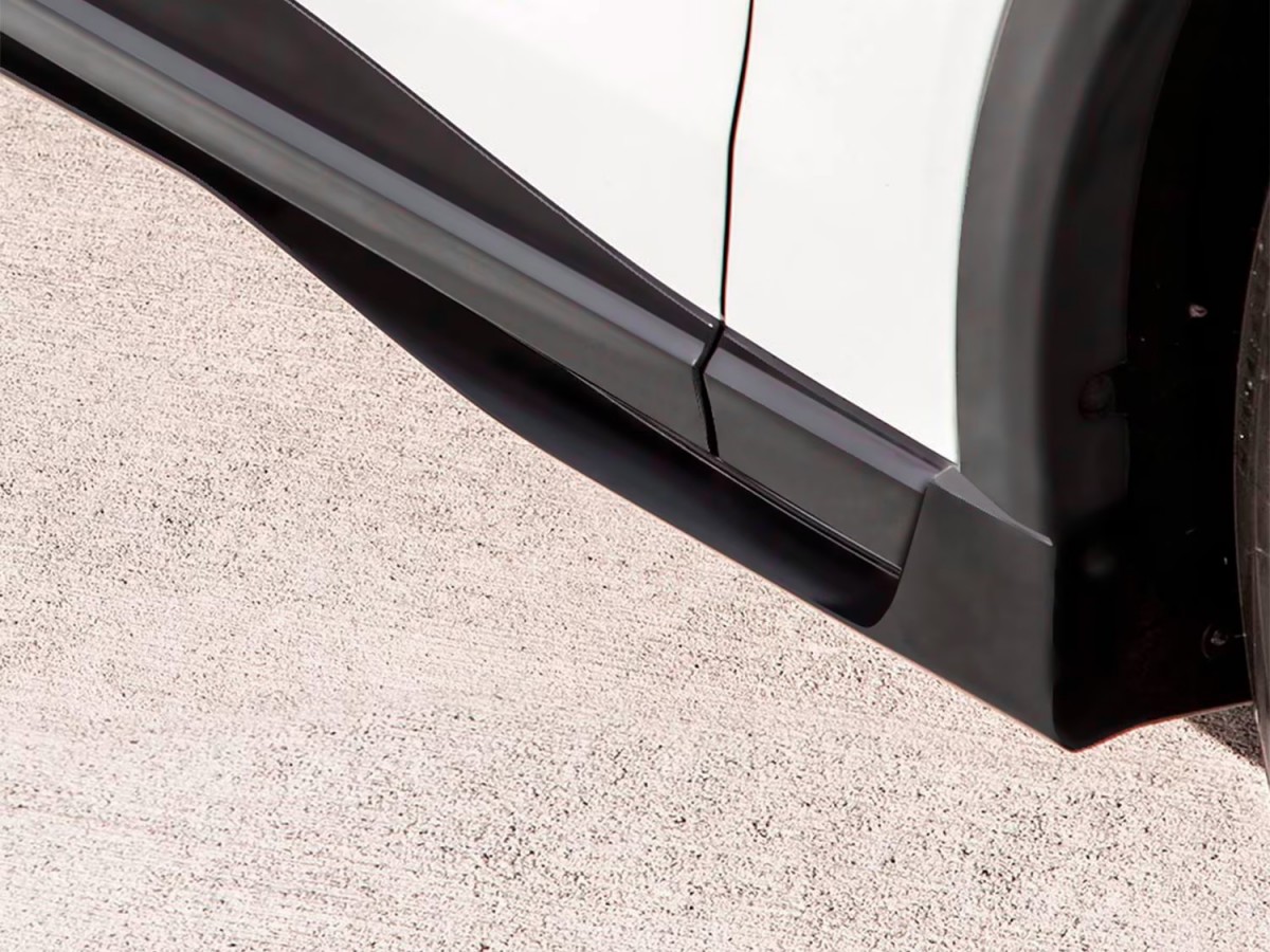 Ford Satin Black Rocker Panel Lower Door Moldings For Left And Right ...