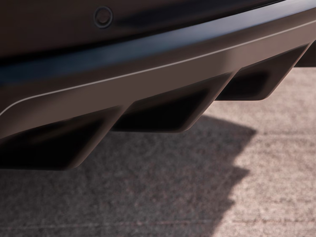 Genuine Ford Rear Bumper Diffusers Kit Of Two In Satin Black For SEL ...