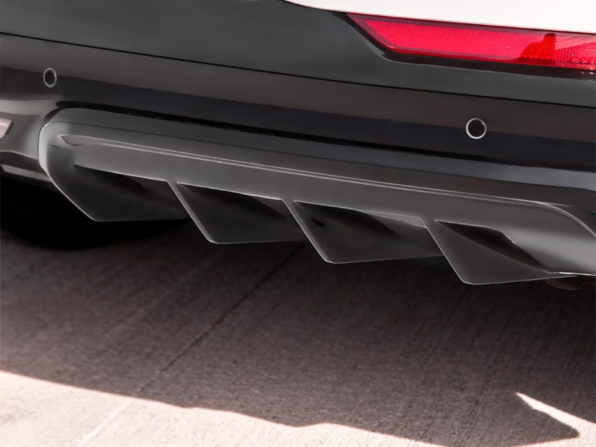 Genuine Ford Rear Bumper Diffusers Kit Of Two In Satin Black For SEL ...