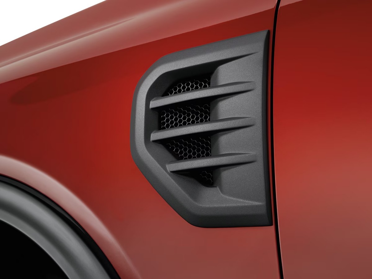 Genuine Ford Matte Black Functional Fender Vents Kit Of Two For Left ...