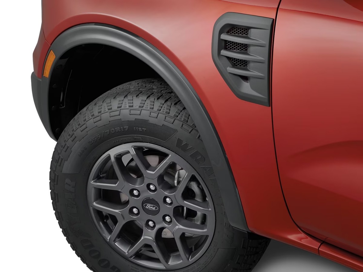 Genuine Ford Matte Black Functional Fender Vents Kit Of Two For Left ...