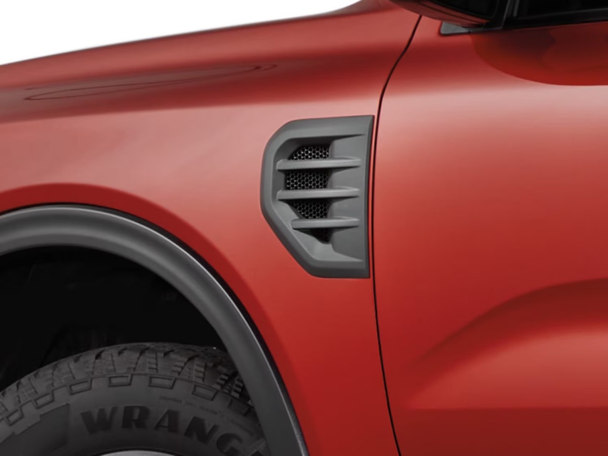 Genuine Ford Matte Black Functional Fender Vents Kit Of Two For Left ...