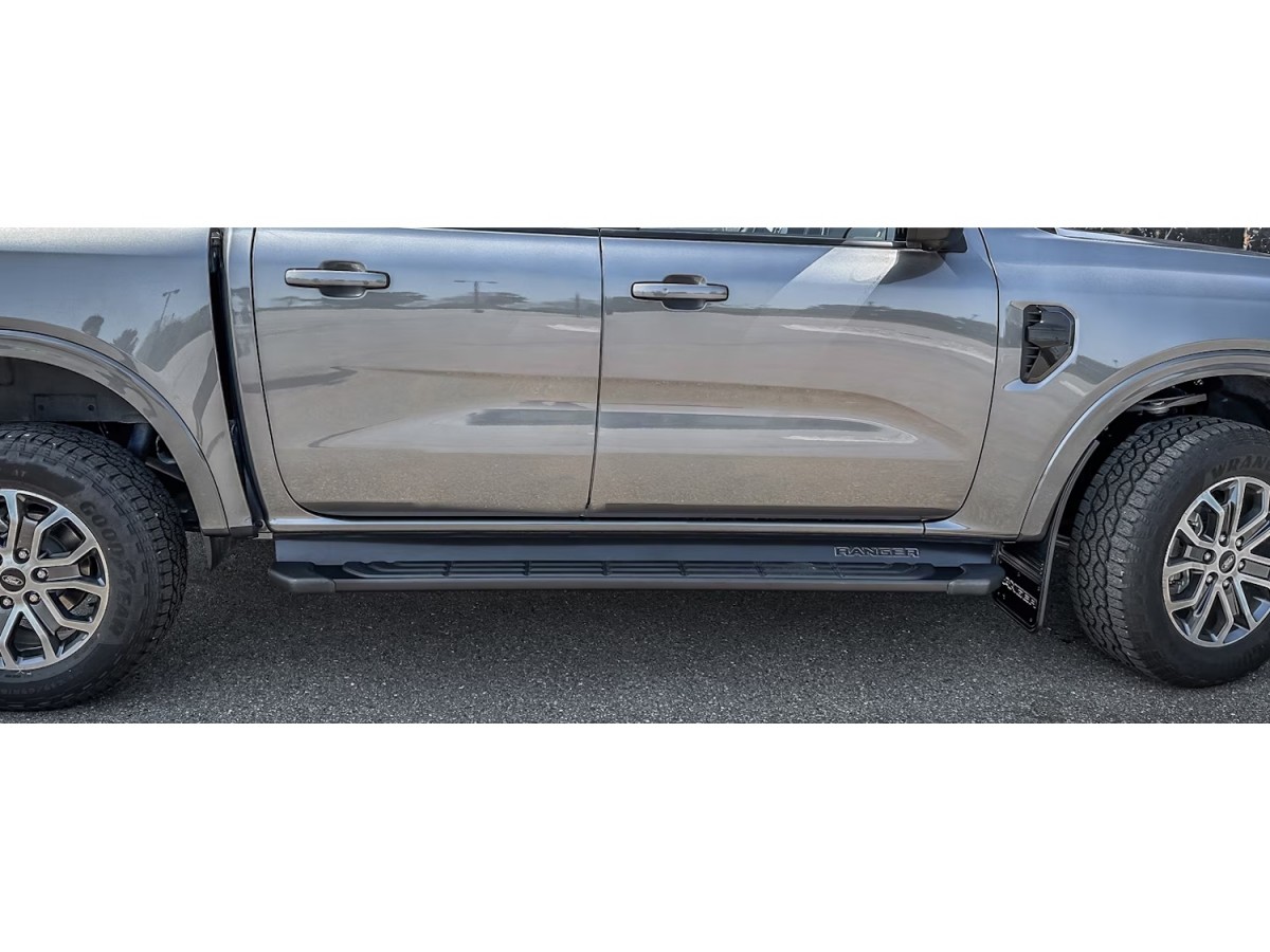 Ford Black Anodized Step Bar Filler Set Of Two For Crew Cab With OE ...